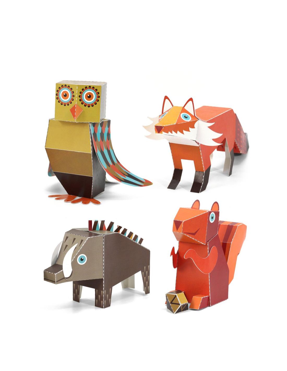 Pukaca - Papertoys Foret